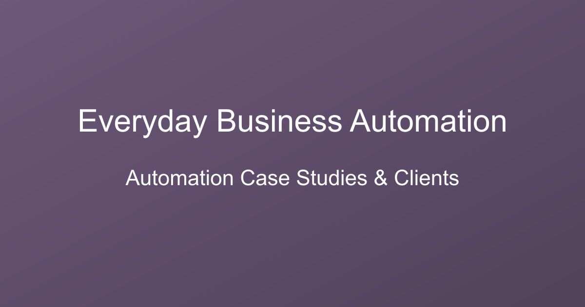 Automation Case Studies & Clients | EBA | EBA